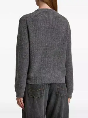 Peserico Sequin-embellished Ribbed-knit Sweater