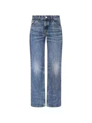 JEANERICA Kyoto Droit Faded Straight-leg Jeans - Blue