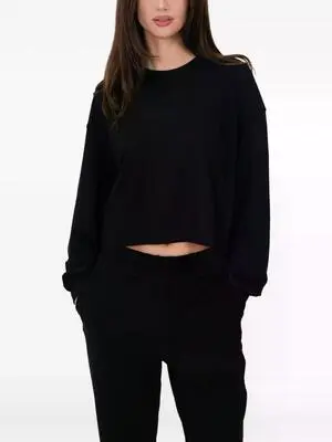 ON/OFF ESSENTIALS Solace Crew-neck Sweatshirt - Black