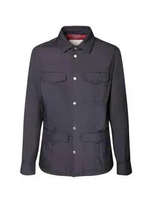 Brunello Cucinelli Flap-pocket Jacket - Blue
