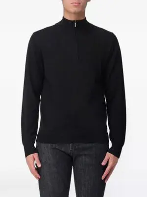 XC Half-zip Merino Sweater - Black