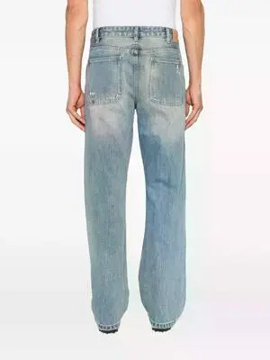 FOUND Paint-splatter Distressed Jeans