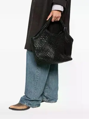 IBELIV Pure Woven Tote Bag - Black