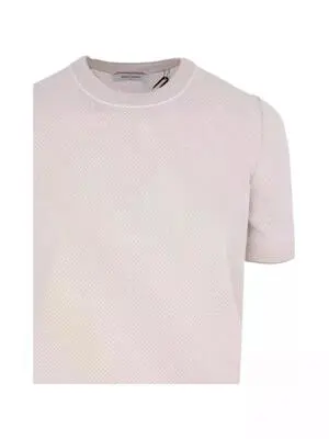 GRAN SASSO Waffle-knit Short-sleeve T-shirt