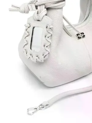 GANNI Mini Hobo Logo-plaque Tote Bag