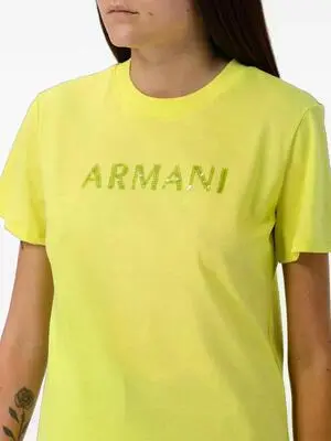 Emporio Armani Sequin-logo T-shirt