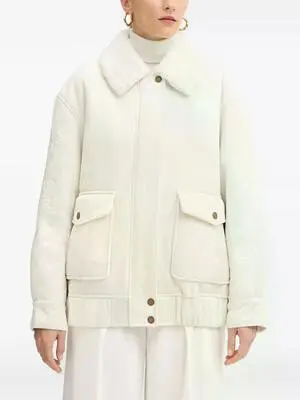 ERMANNO FIRENZE Embroidered Corduroy Jacket