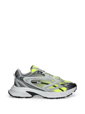 Lacoste L003 Neo Shot Logo-plaque Panelled Sneakers - Grey