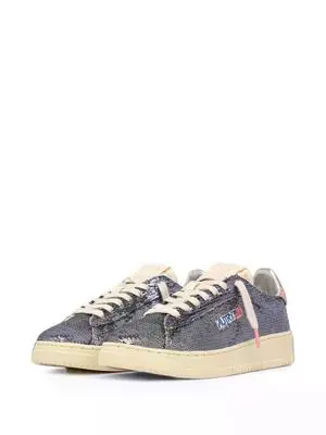 AUTRY Dallas Sequin-embellished Sneakers
