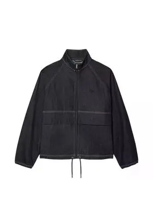 Lacoste Contrast-stitch Denim Jacket - Blue