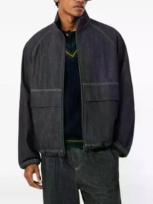 Lacoste Contrast-stitch Denim Jacket