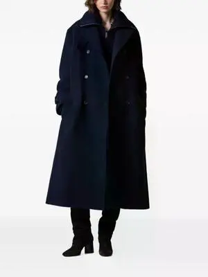 Paul Smith Double-breasted Belted Coat - Blue