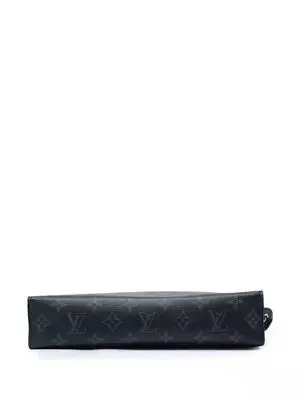 LOUIS VUITTON 2018 Monogram Eclipse Pochette Voyage Mm Clutch Bag