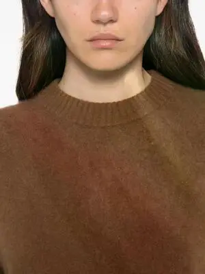 C.T.PLAGE Ribbed-trim Wool Sweater