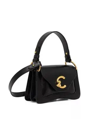 COCCINELLE Logo-plaque Leather Tote Bag - Black