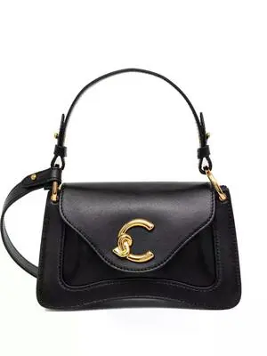 COCCINELLE Logo-plaque Leather Tote Bag - Black
