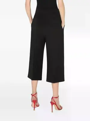 Elisabetta Franchi Logo-plaque Pleated Trousers