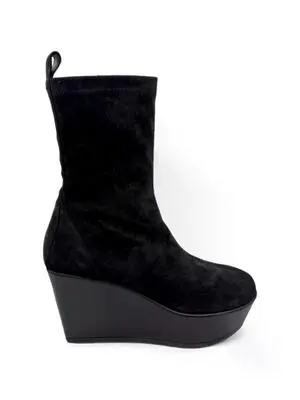 VIC MATIE Suede Wedge Boots