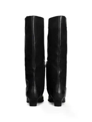 Ash Thore Pointed-toe Leather Knee-high Boots