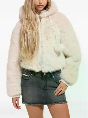 Juicy Couture Hooded Faux-fur Jacket