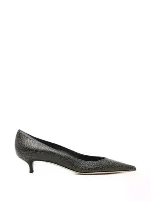 JIMMY CHOO Amelia Crackle-effect Pumps