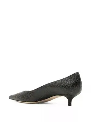JIMMY CHOO Amelia Crackle-effect Pumps