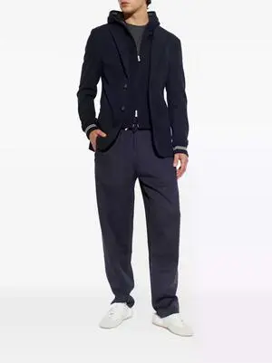 Eleventy Drawstring Straight-leg Trousers