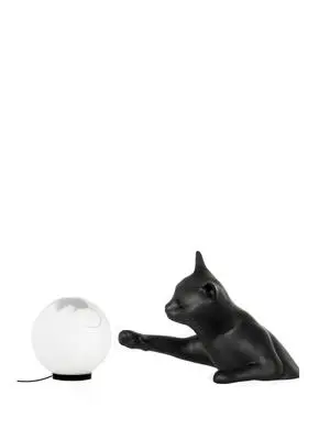 Karman Maoo Cat-shaped Table Lamp - Black