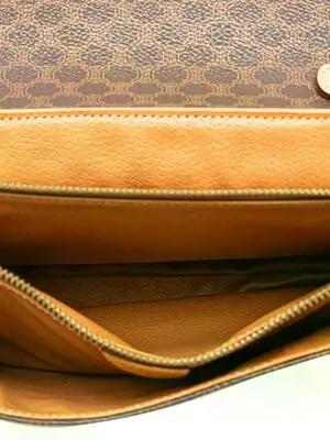 Celine 2013 Macadam Coated Canvas Crossbody Bag