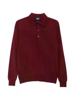 Fedeli Button-up Collar Polo Shirt