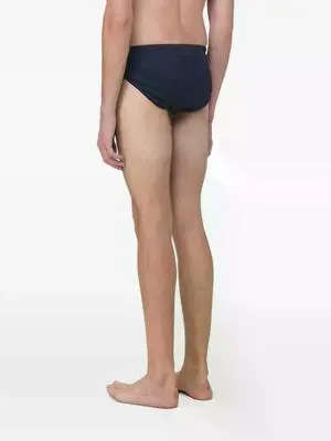 Emporio Armani Drawstring Logo-patch Swim Briefs