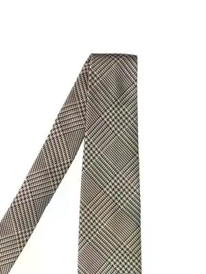 TOM FORD Prince Of Wales Check Tie - Neutrals