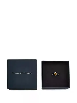 DANIEL WELLINGTON Audrey Tiger's Eye Crystal-embellished Ring - Silver