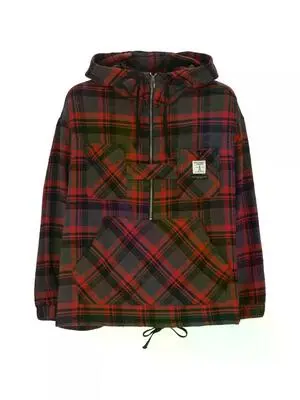 ROY ROGER'S X Engineered Garments Plaid-check Hooded Jacket