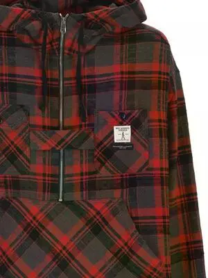 ROY ROGER'S X Engineered Garments Plaid-check Hooded Jacket