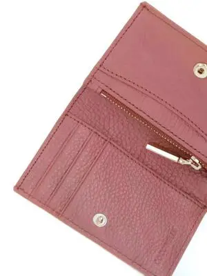 COCCINELLE Grainy-leather Logo-plaque Wallet