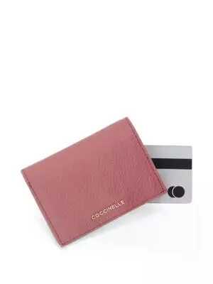 COCCINELLE Grainy-leather Logo-plaque Wallet