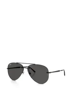 Ray-ban Pilot-frame Sunglasses - Black