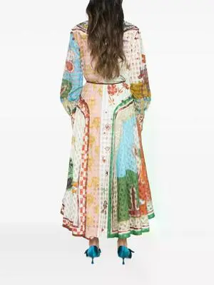 ALEMAIS Patchwork-printed Dress