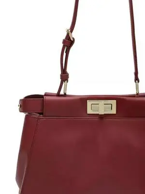 Fendi Small My Peekaboo Leather Shoulder Bag