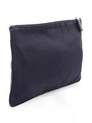 Prada 2010s Tessuto Saffiano Clutch Bag