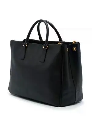 Prada 2010-2026 Large Saffiano Lux Galleria Double Zip Satchel