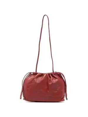 Soeur Suzette Drawstring Leather Shoulder Bag