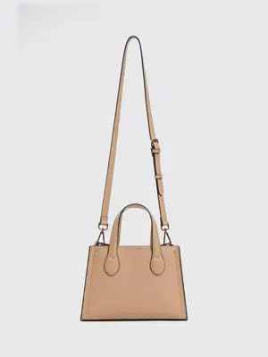 TWINSET Grained Faux Leather Handbag With Removable Shoulder Strap