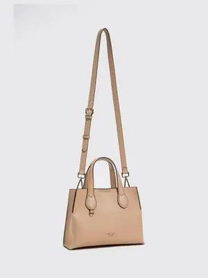 TWINSET Grained Faux Leather Handbag With Removable Shoulder Strap