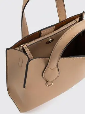 TWINSET Grained Faux Leather Handbag With Removable Shoulder Strap