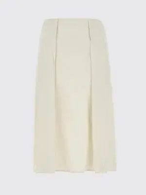 JIL SANDER High-waisted Crêpe Midi Pencil Skirt With A Side Zip Closure