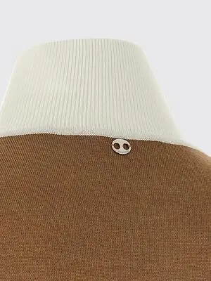 Rabanne Abstract Pattern Relaxed Fit Turtleneck In Virgin Wool And Silk