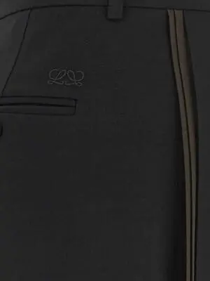 Loewe High-waisted Sartorial Straight-leg Trousers In Wool Blend
