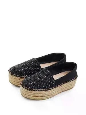 Miu Miu Crystal-embellished Platform Espadrilles